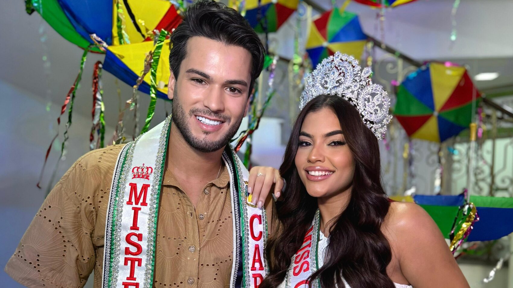 Mister Pernambuco Yago Cavalcante e Miss Caruaru Glenda Lopes são Rei e ...